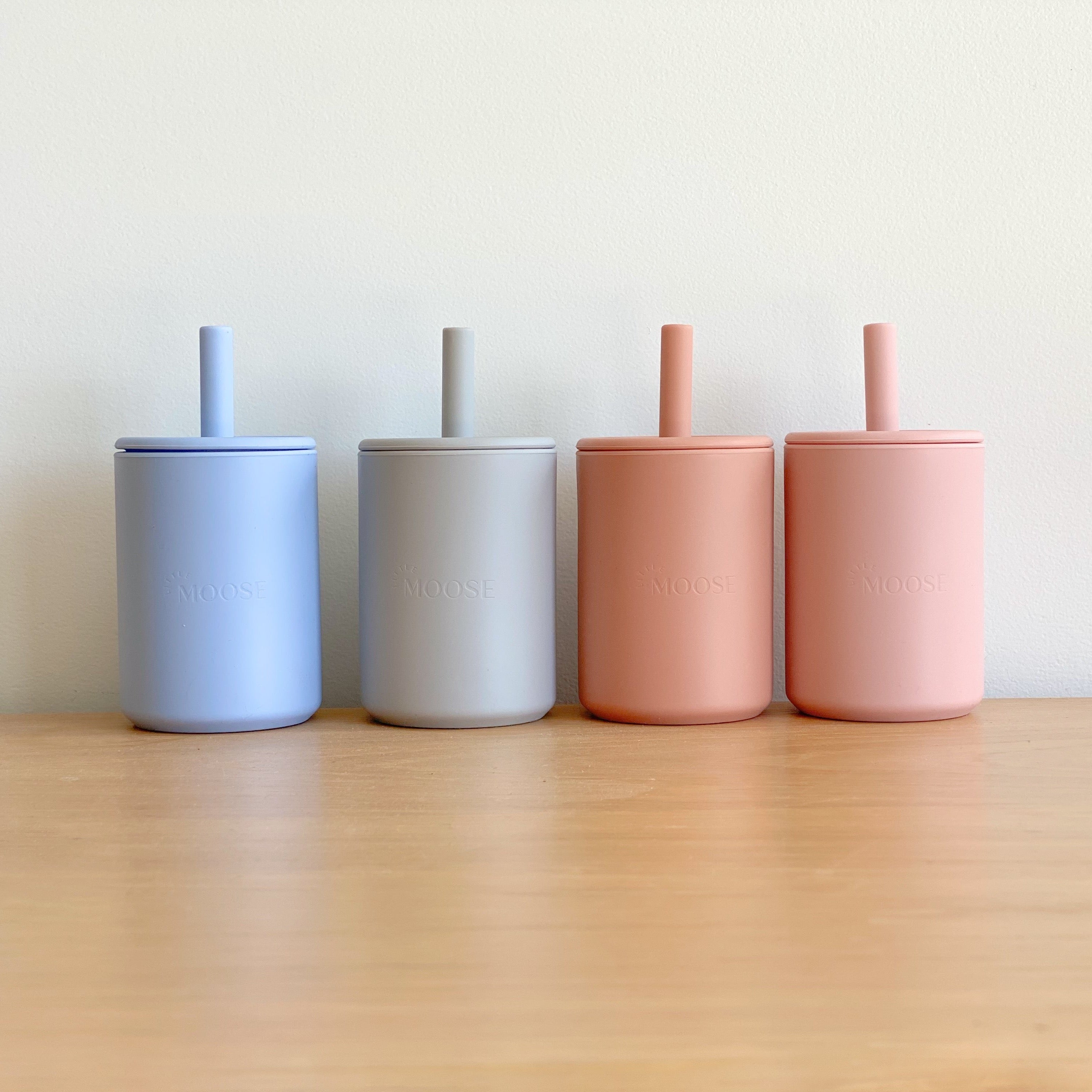 Mini Silicone Smoothie Cup with Straw – Little Moose
